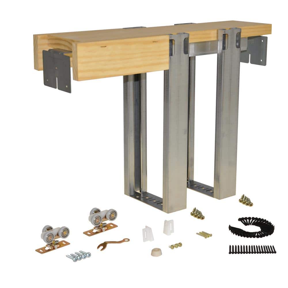 Johnson Hardware 1560 Series 30 in. x 80 in. Pocket Door Frame for 2x6 ...