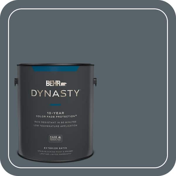 BEHR DYNASTY 1 gal. #N490-6 Calligraphy Satin Enamel Exterior Stain ...