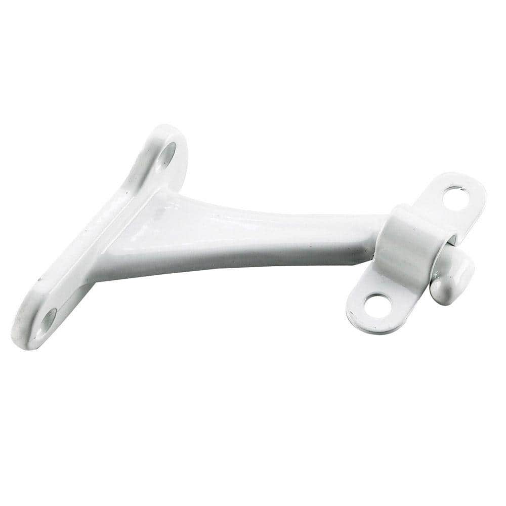 Onward 3 in. (76 mm) White Heavy-Duty Zamak Hand Rail Bracket for Flat ...