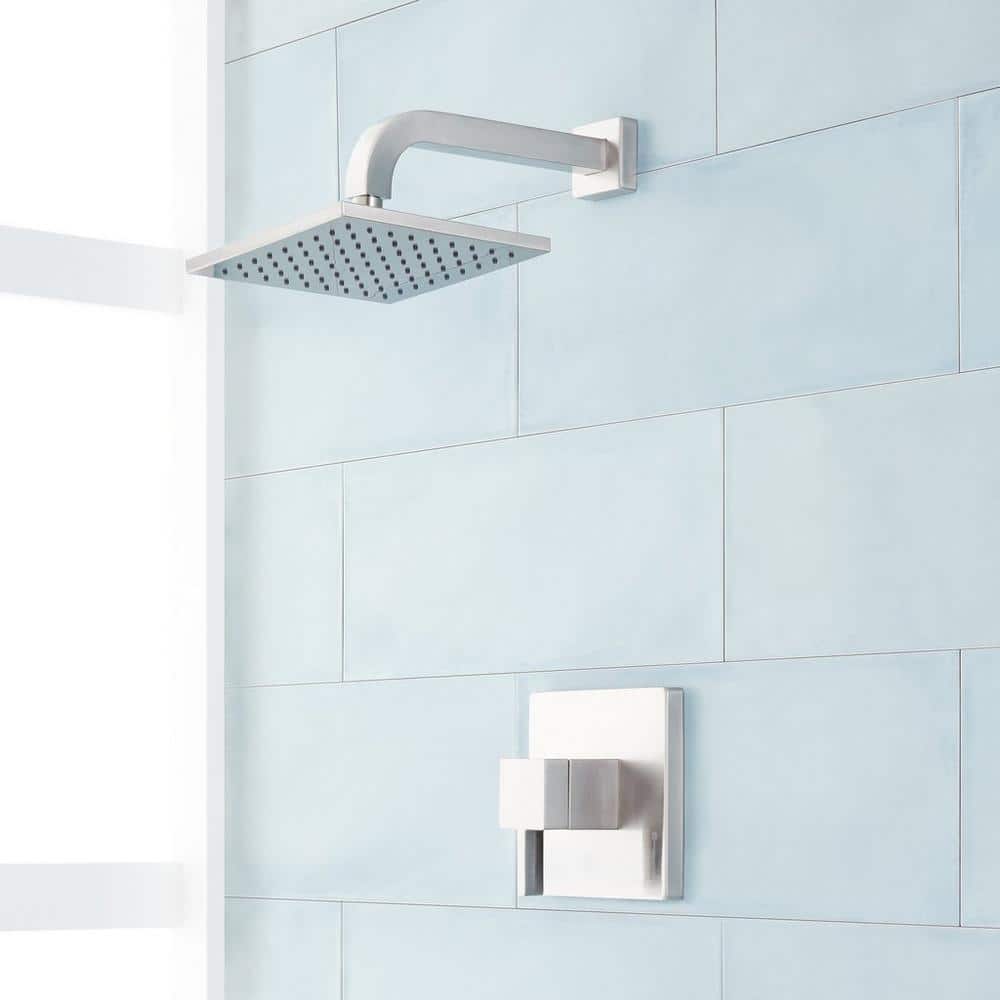 SIGNATURE HARDWARE Rigi Single Handle 1-Spray Shower Faucet 1.8 GPM ...