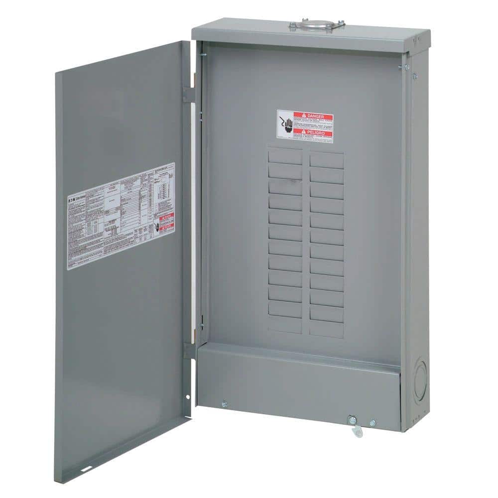 Eaton BR 200 Amp 20 Space 40 Circuit Outdoor Main Lug Loadcenter with ...
