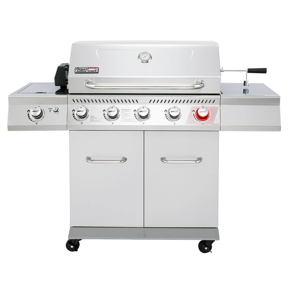 Have a question about Royal Gourmet Deluxe Stainless Steel 5-Burner Gas ...