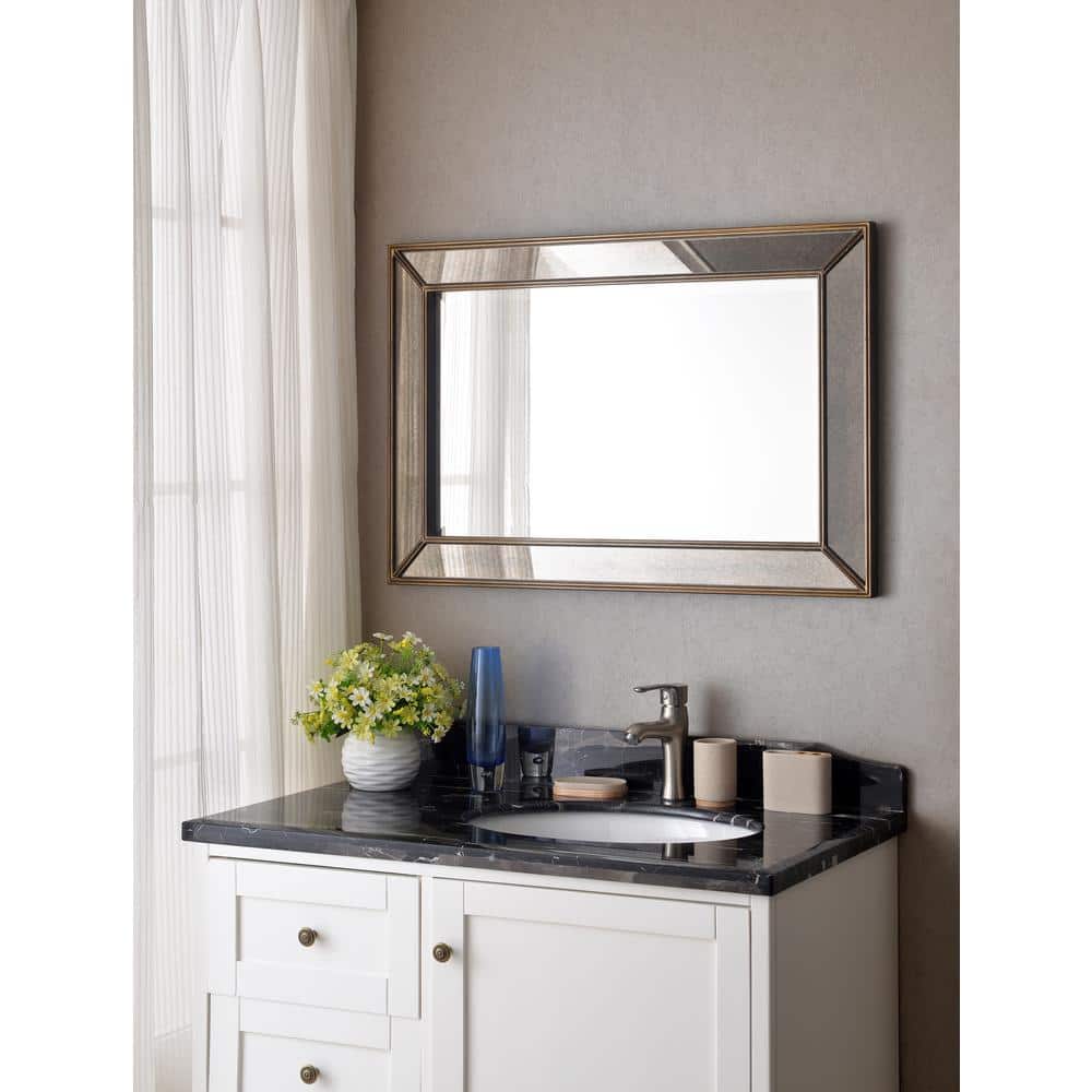 Kenroy Home Silvia Square Antique Decorative Wall Mirror 60233 - The ...