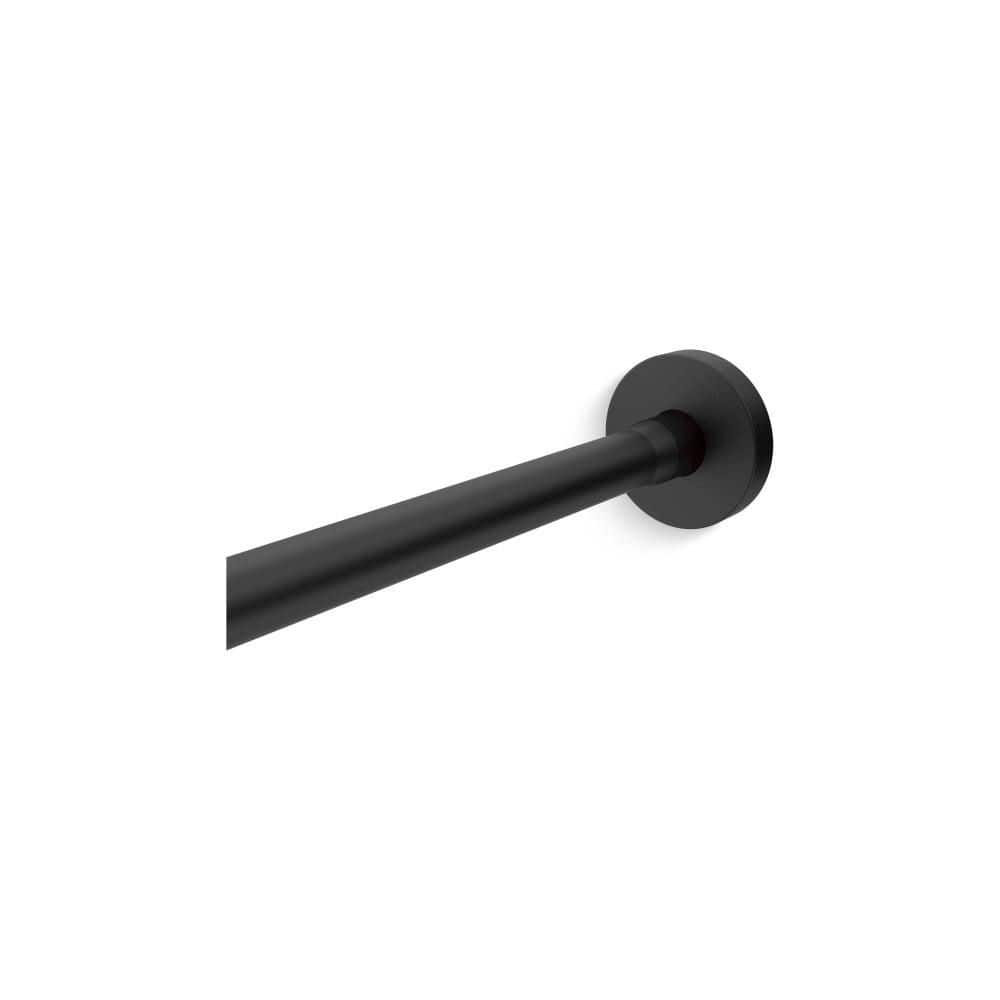 KOHLER Elate 72 in. Shower Rod in Matte Black 33810-BL - The Home Depot