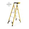 Gorilla Ladders 10 ft. Reach, 5.5 ft. Fiberglass Dual Platform Ladder ...