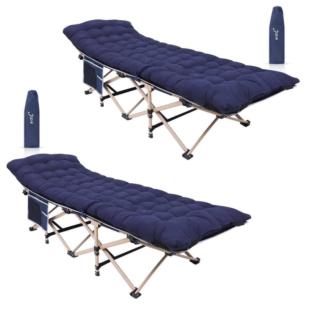 MUKE Camping Cots, Camping Cots with Mattress, Cots for Adults, Folding ...