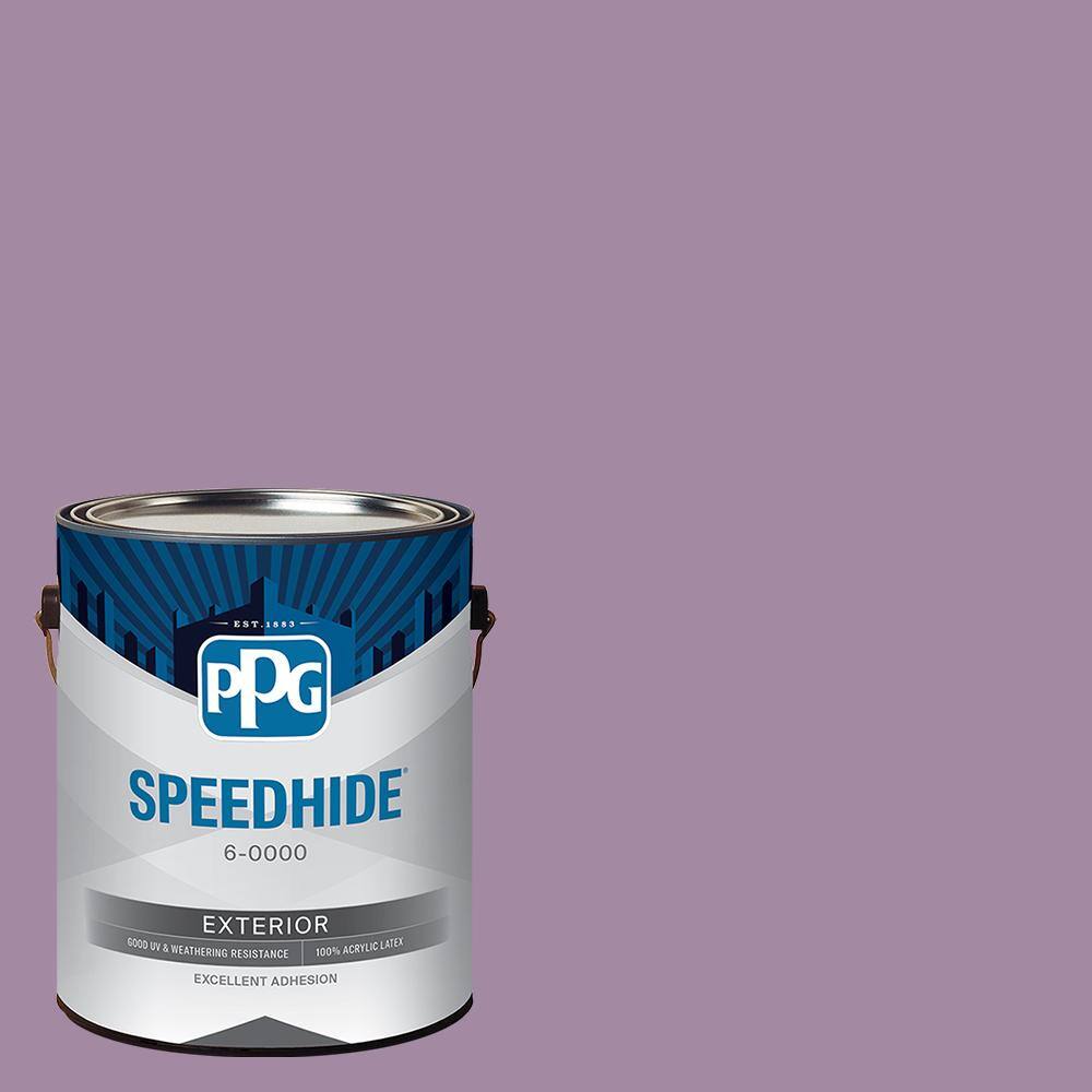 Reviews for SPEEDHIDE 1 gal. PPG1177-5 Pale Plum Satin Exterior Paint ...