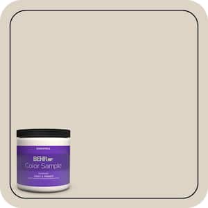 BEHR PREMIUM PLUS 8 oz. #730C-2 Sandstone Cove Flat Interior/Exterior ...