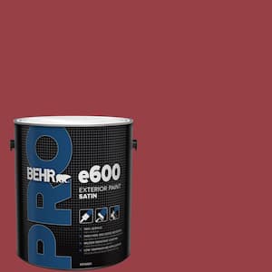 BEHR PRO 1 gal. #140D-7 Classic Cherry Low Luster Exterior Paint ...