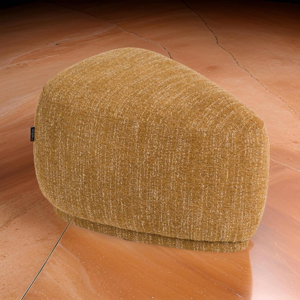 Benjara Yellow and Black Foam Triangle Storage Ottoman Medium BM317624 ...