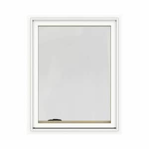 Andersen 40-3/4 in. x 40-13/16 in. 400 Series White Clad Wood Double ...