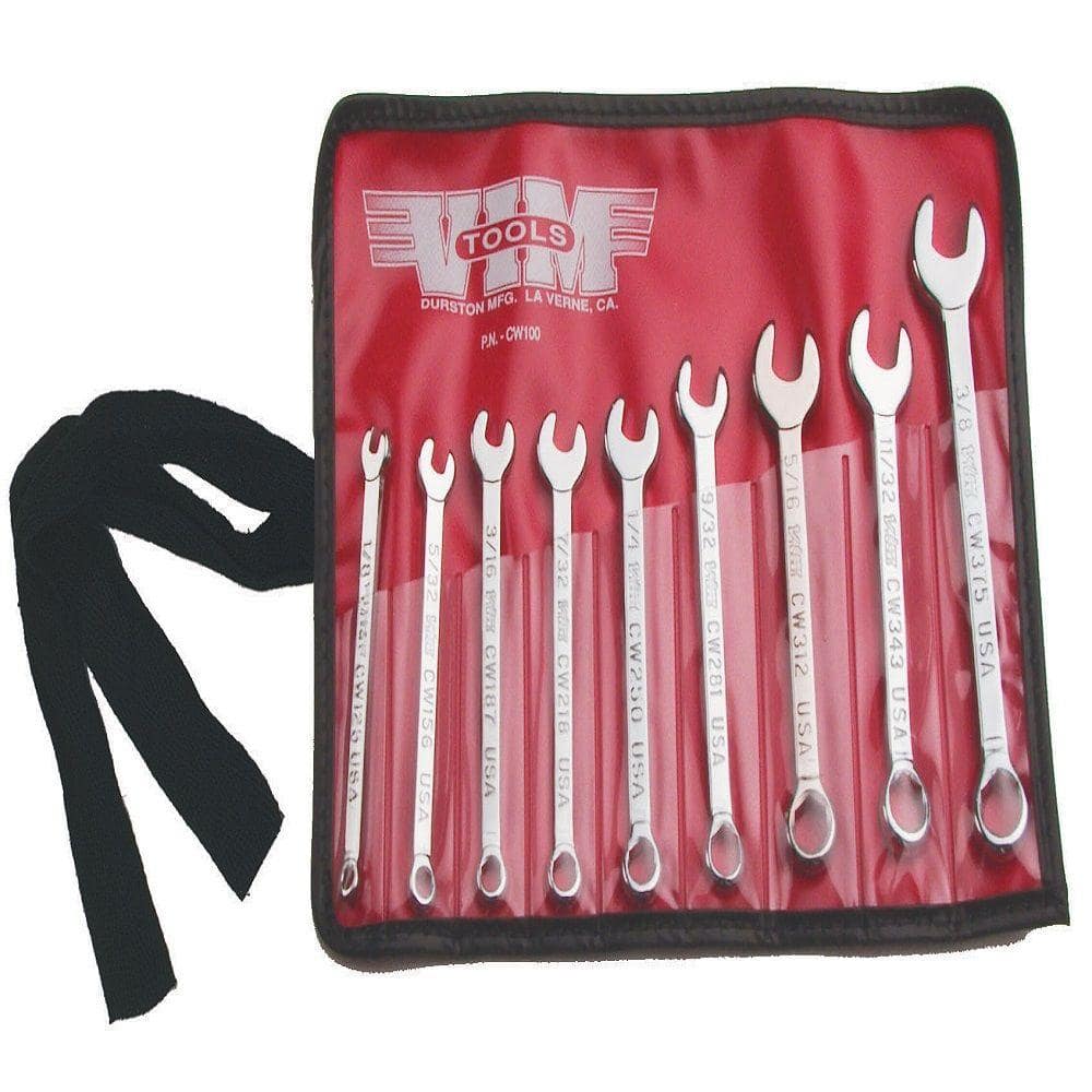 VIM Tools Wrench Set (9-Piece) VIMCW100 - The Home Depot