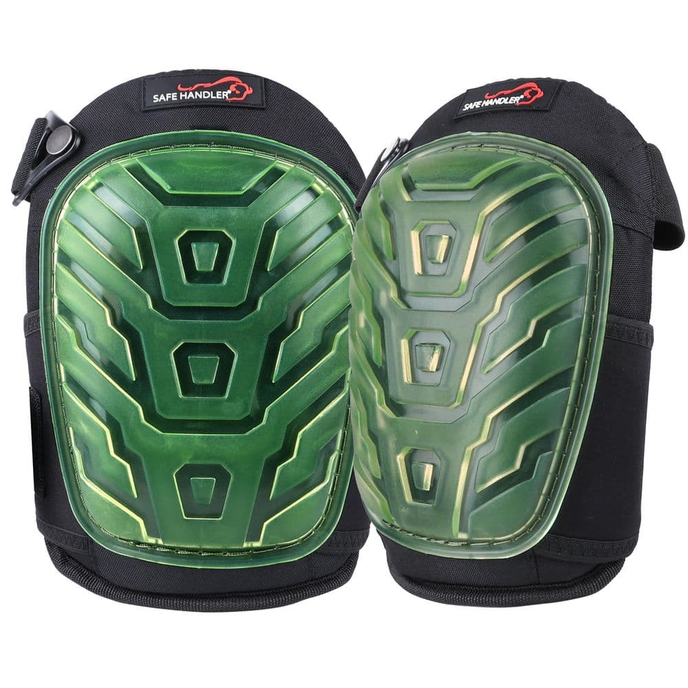 BISON LIFE Professional Crystal Gel Knee Pads with Heavy-Duty Foam Padding and Gel Cushion (Gel ...