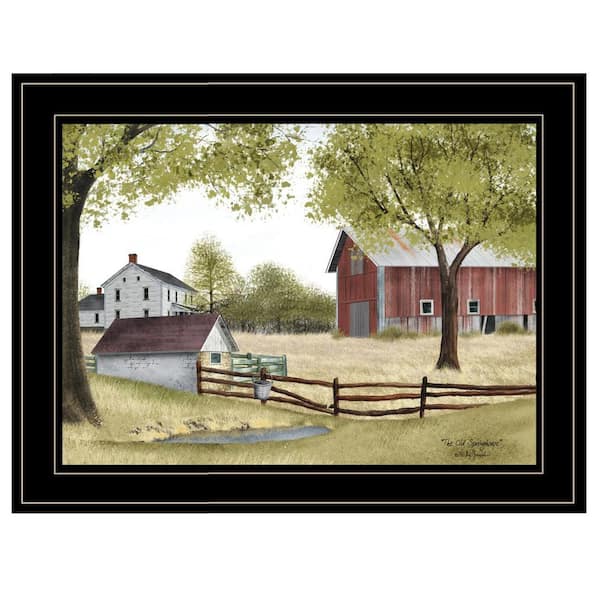 HomeRoots Charlie The Old Spring House 1-Piece Framed Wall Art 15 in. x ...