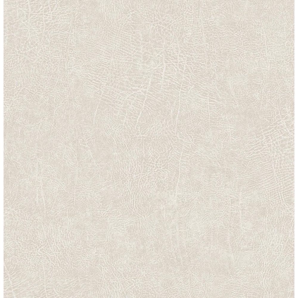 GALEY ALIX 17.08 sq. ft. Rice Paper Rio Vista Faux Leather Vinyl Peel ...