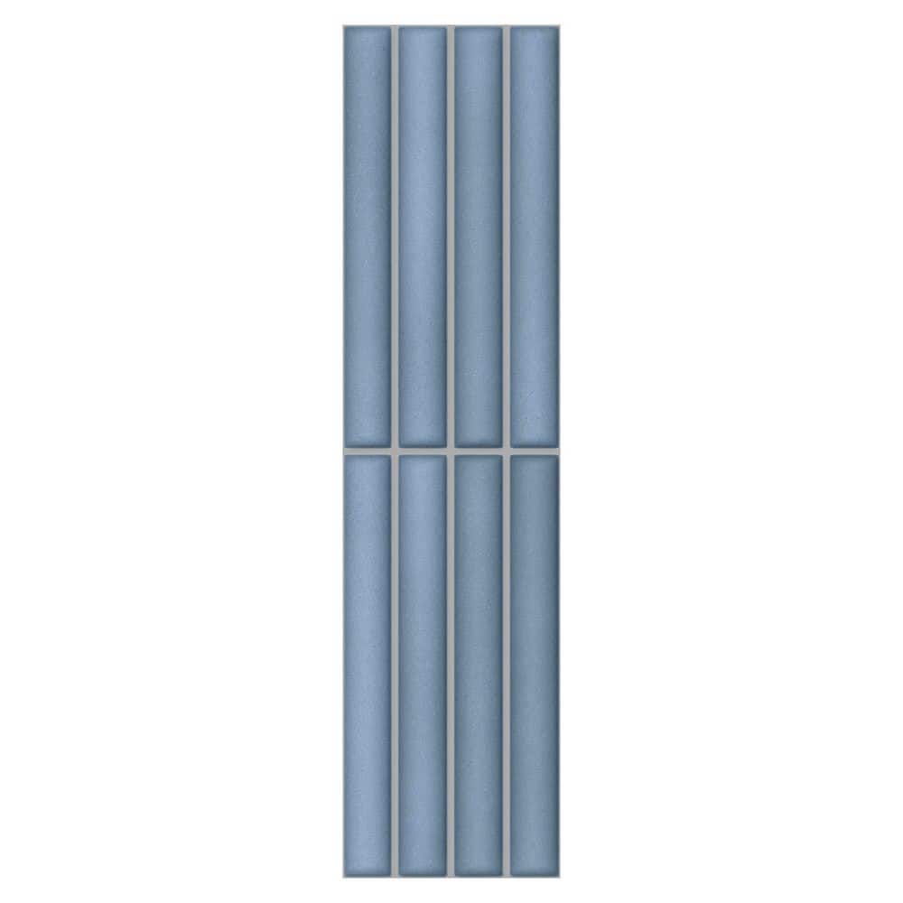 Giorbello Spanish Lingot 4 in. x 12 in. x 9mm 3D Glazed Fluted ...