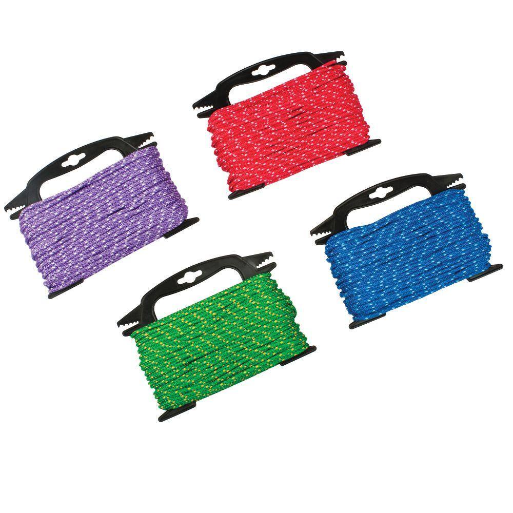 Everbilt 3/16 in. x 100 ft. Assorted Colors Polypropylene Diamond Braid ...