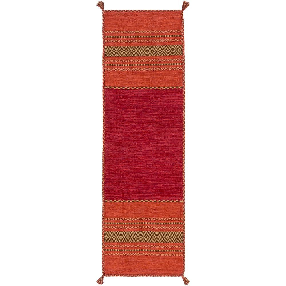Livabliss Thornton Burnt Orange 3 ft. x 8 ft. Indoor Runner Rug ...