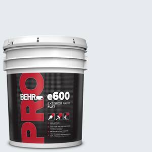 BEHR PRO 5 gal. #PPL-35 Blizzard Low Luster Exterior Paint PR62005 ...