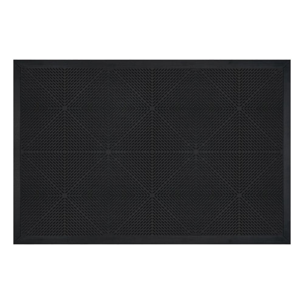 Calloway Mills Diamond Ridge Scraper 36 in. x 60 in. Indoor/Outdoor ...