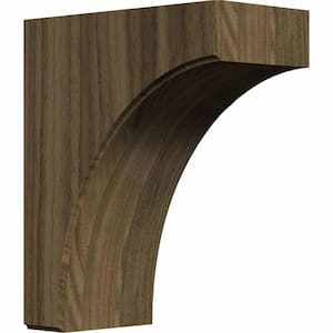 Ekena Millwork 6 in. x 5-1/2 in. x 12 in. Unfinished Walnut Clarksville ...