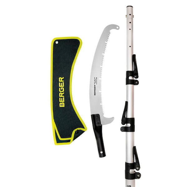 Berger Professional Grade Arboricide Telescopic Pole Saw Set, 5.7 ft ...