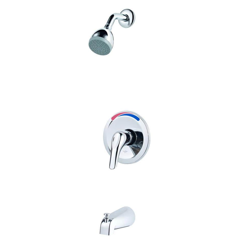 Pfister 1-Handle Shower Faucet Trim Kit Polished Chrome (Valve Not ...