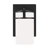 Generation Lighting Robie 5 in. 1-Light Midnight Black Transitional ...