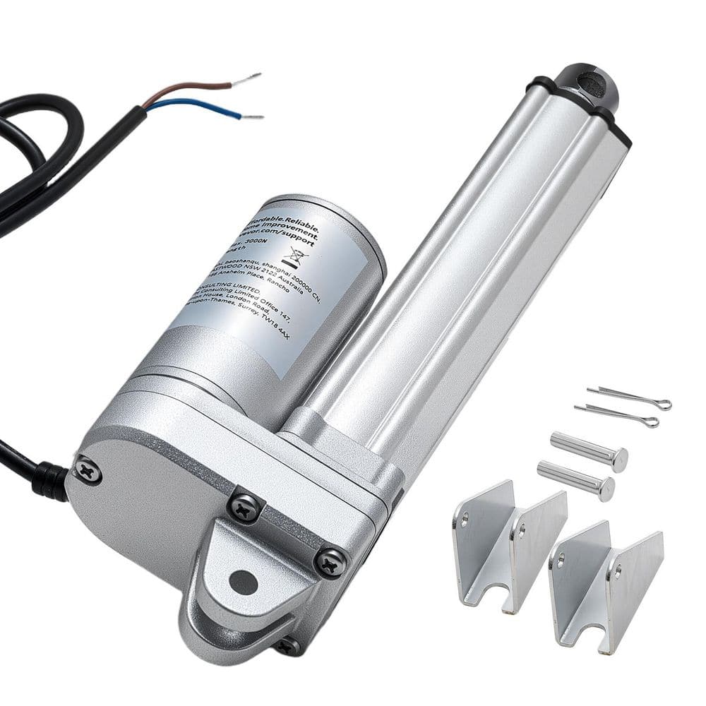 VEVOR 12V Linear Actuator, 4In. IP65 Waterproof Linear Actuator, 675lb ...