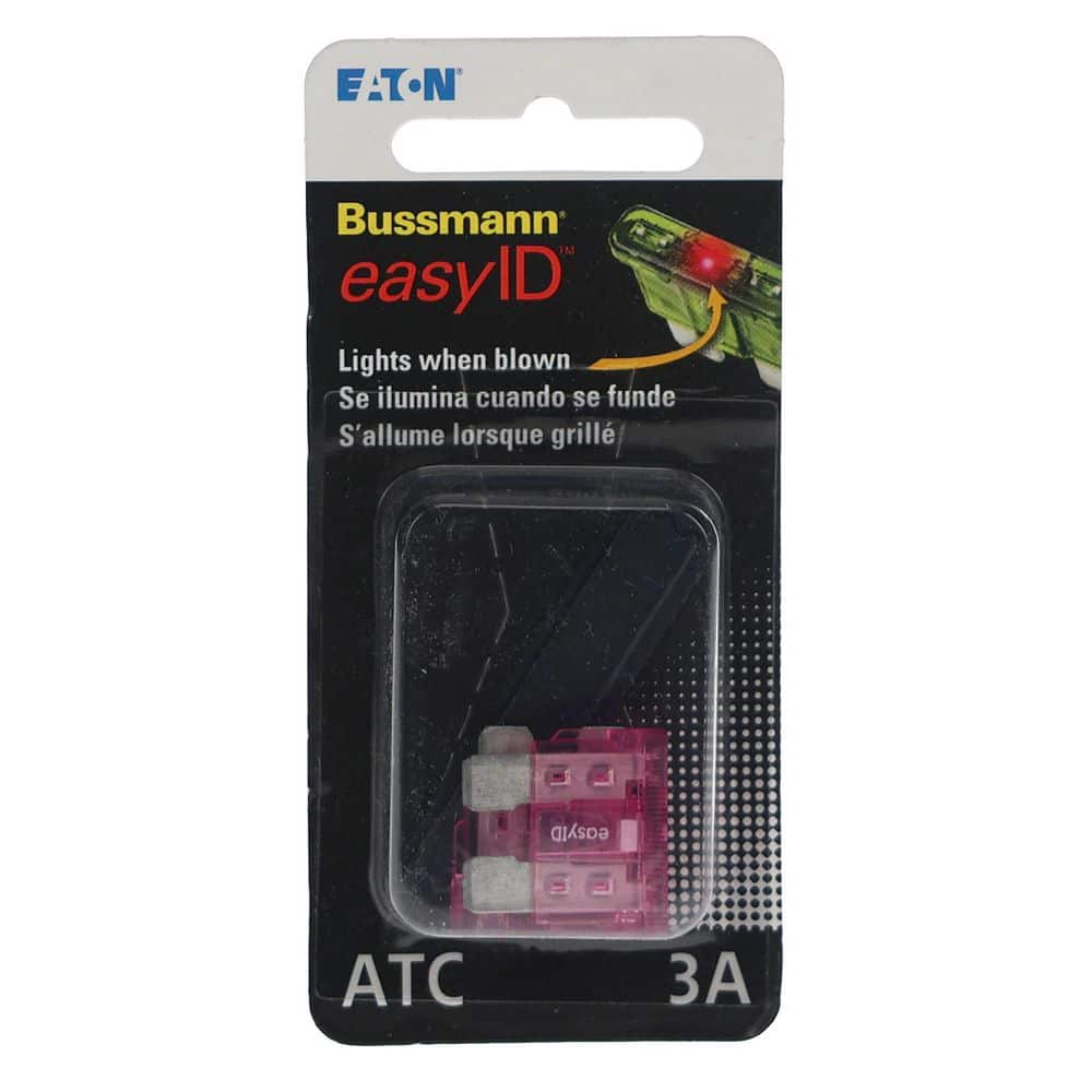 Cooper Bussmann 3 Amp EasyID ATC Automotive Blade Fuse BP/ATC-3ID - The ...