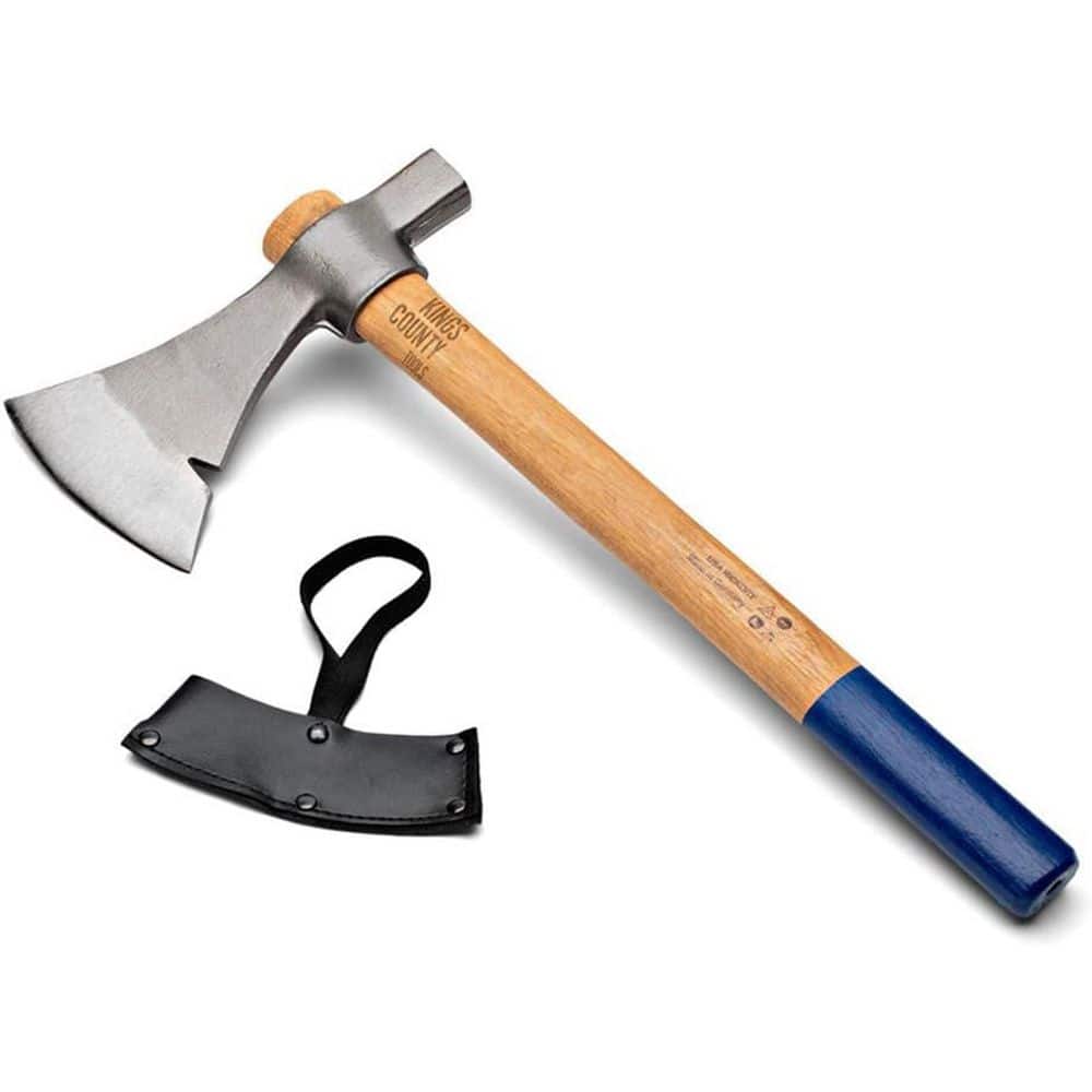 KINGS COUNTY TOOLS Tomahawk Axe Camping Hatchet with 15 in. KC4914-14 ...