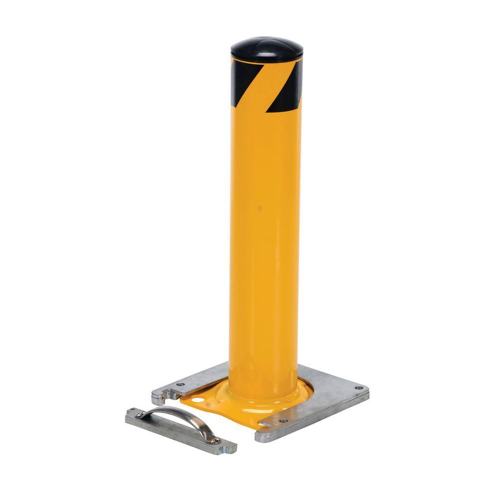 Vestil 36 in. x 5.5 in. Mounted Steel Pipe Bollard Surface BOL-RF-36-5. ...