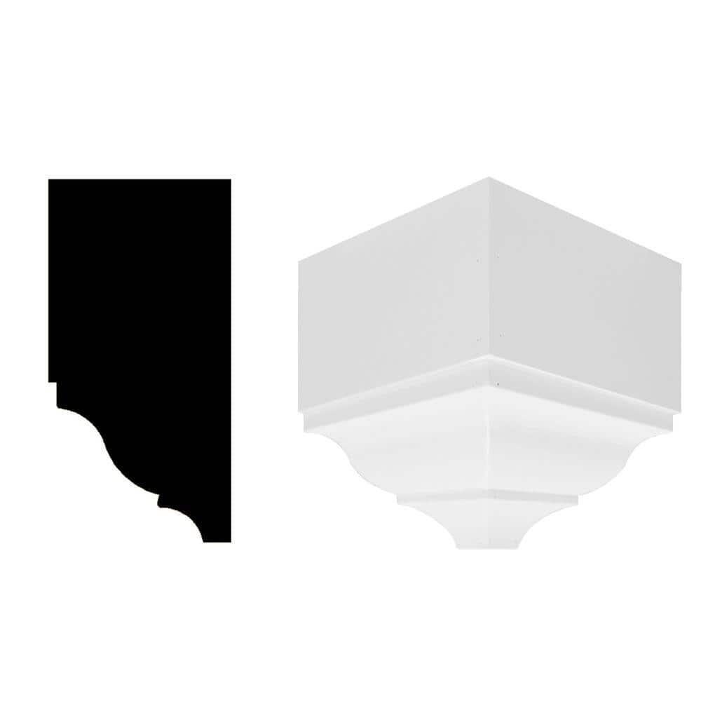 HOUSE OF FARA 2-3/4 in. x 2-3/4 in. x 3-3/8 in. Wood Inside Crown ...