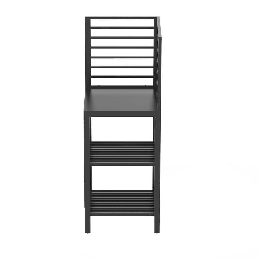 Zeus & Ruta Gray Outdoor Aluminum Grill Cart Island Freestanding Grill ...