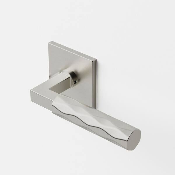 McBowery Hailey Satin Nickel Heavy Duty Modern Interior Dummy Door ...