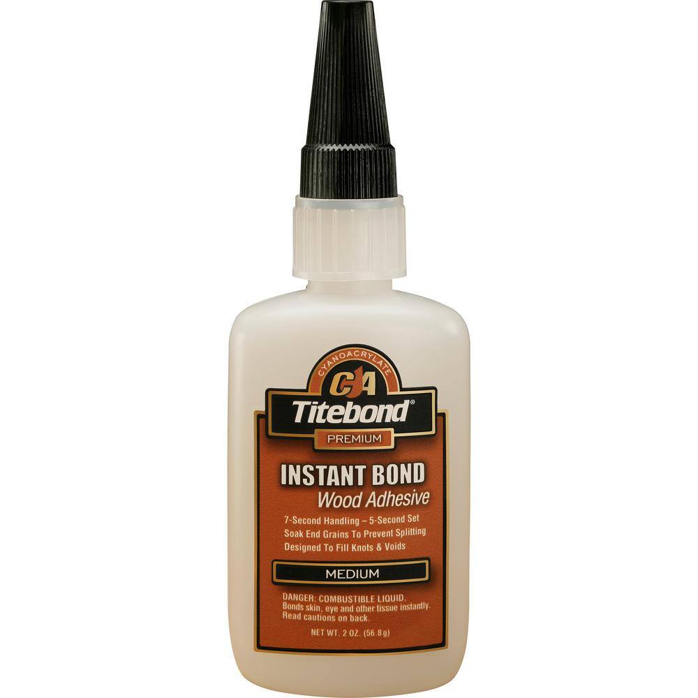Titebond 2 oz. Instant Bond Wood Adhesive Medium (15-Pack) 6211 - The ...