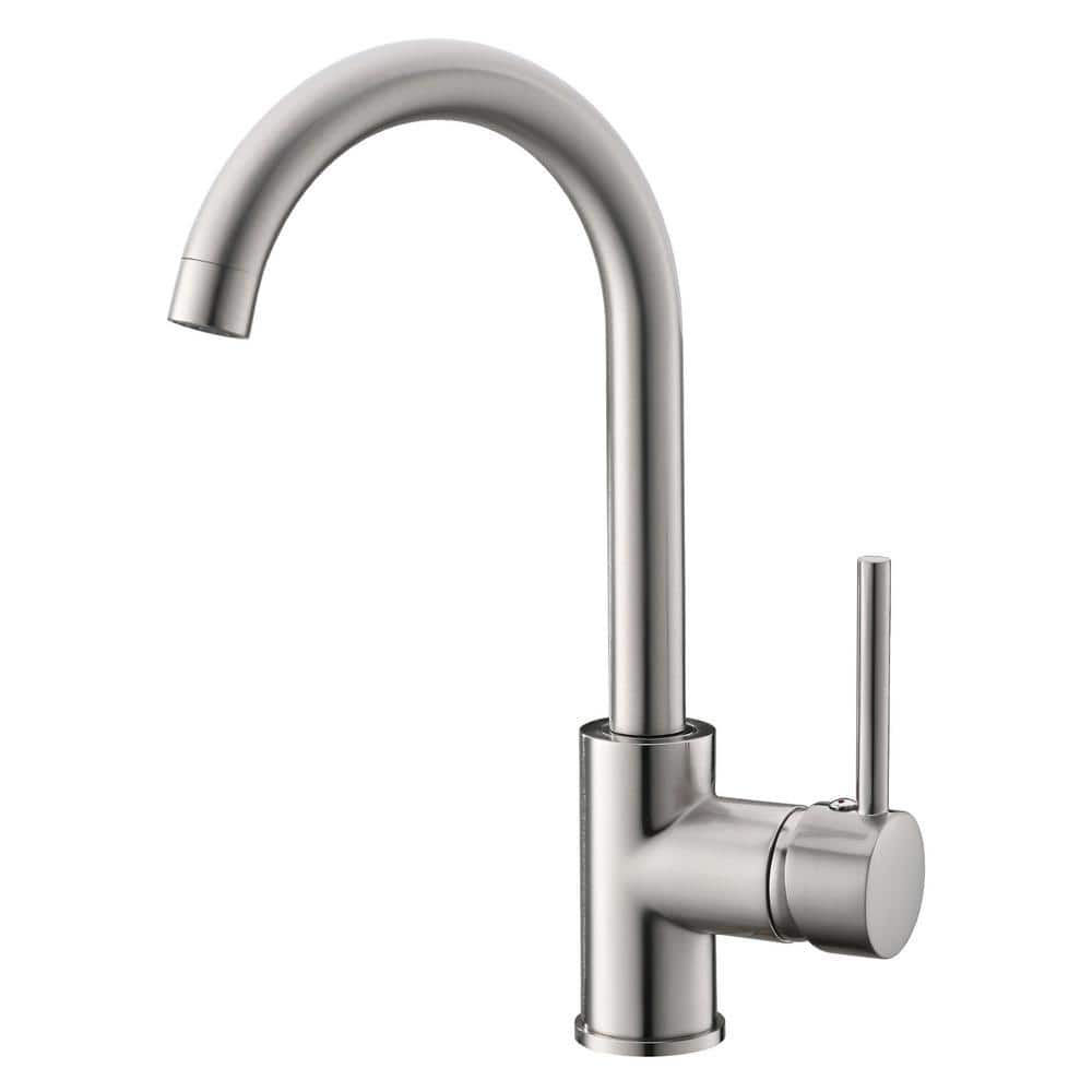 PERLIRIA INC Single Handle Kitchen Bar Faucet with 360 Degree, Single ...