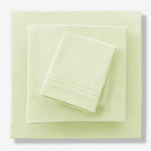 LDC LUX DECOR COLLECTION Lux Decor 3-Piece Vanilla Solid Color ...