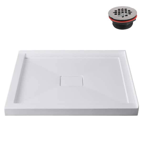 Streamline GB-611-448 60 in. x 36 in. Corner Acrylic Shower Pan Base in ...