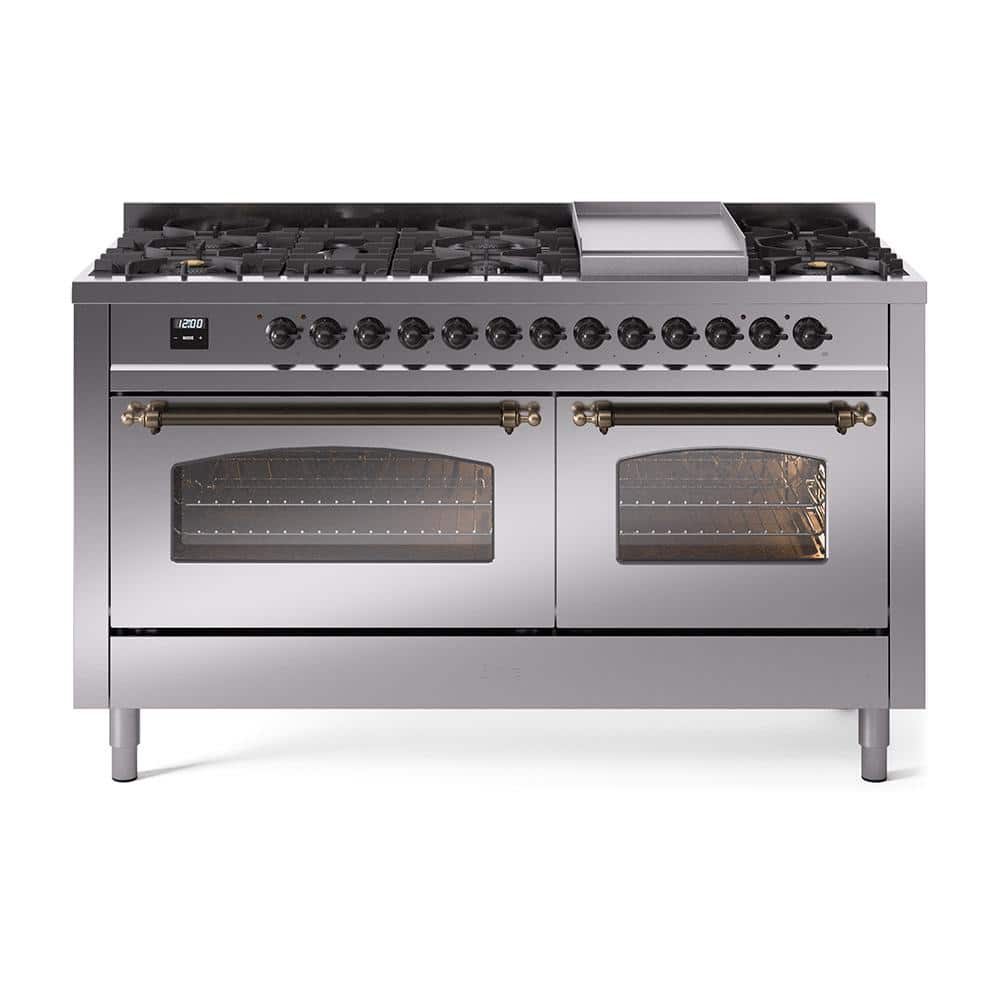Reviews for ILVE Nostalgie II 60 in. 9 Burner+Griddle Freestanding ...