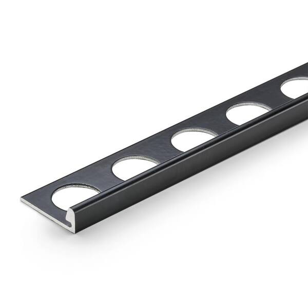 Reviews for TrimMaster Black 5/16 in. x 98-1/2 in. Aluminum L-Shaped ...