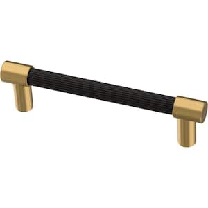 Liberty (10-Pack) Fluted 3-3/4 in. (96 mm) Modern Brushed Modern Gold Cabinet Handle Drawer ...