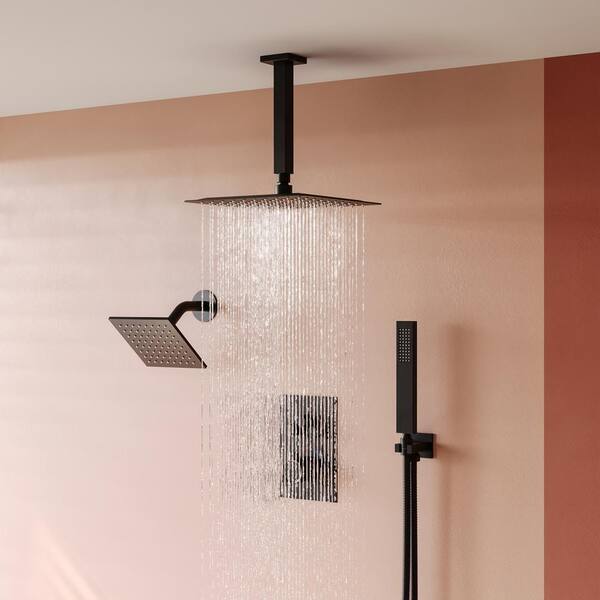 12 Ceiling Mount Rainfall Shower Head | Shelly Lighting
