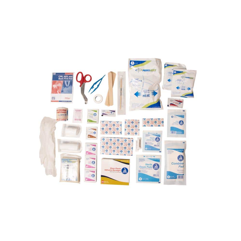 PLUMBFLEX 237-Piece 50-Person OSHA Poly First Aid Kit KC-50PP - The ...