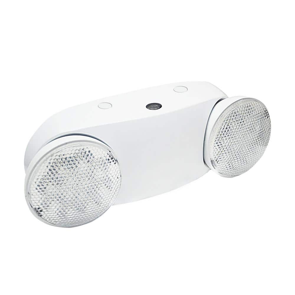 WYZM 120-Volt to 277-Volt Integrated LED White Emergency Light with ...