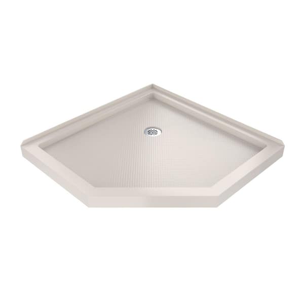 DreamLine SlimLine 40 in. x 40 in. Neo-Angle Shower Pan Base in White ...