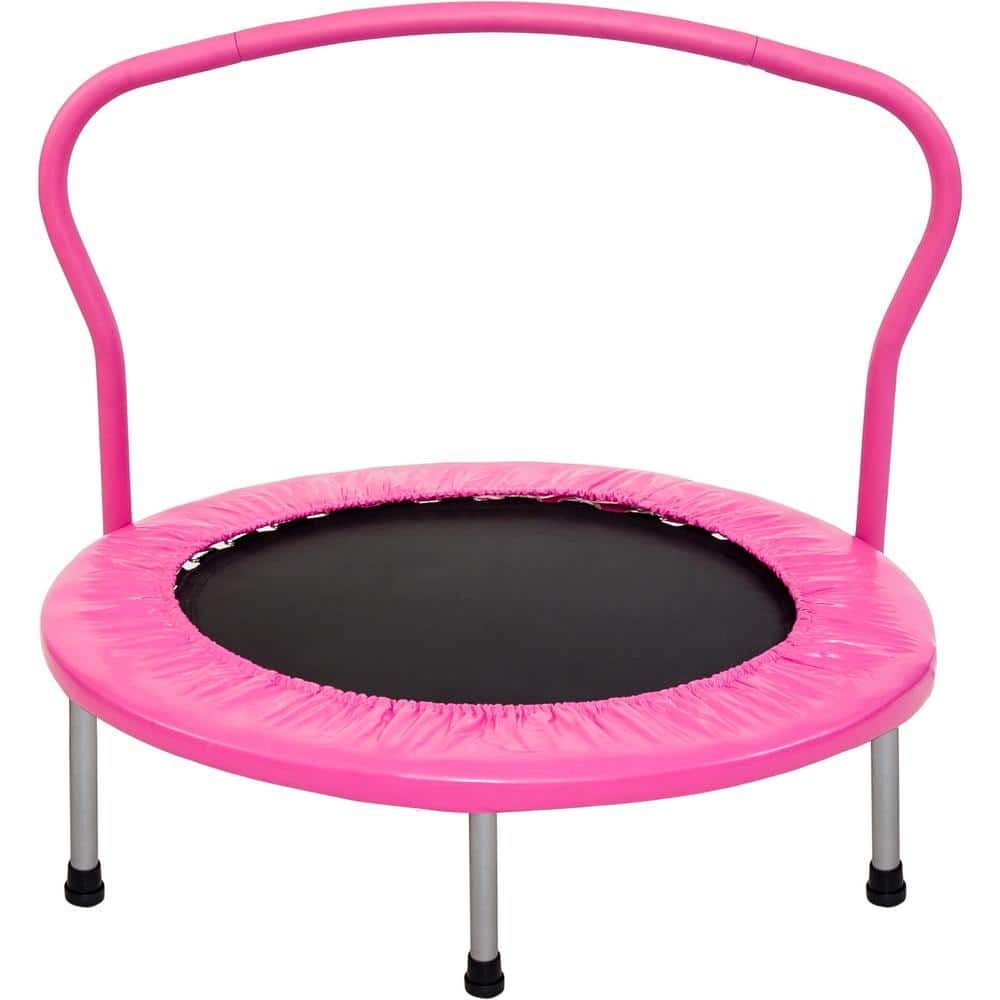 TIRAMISUBEST 36 in. Outdoor/Indoor Mini Toddler Trampoline with ...