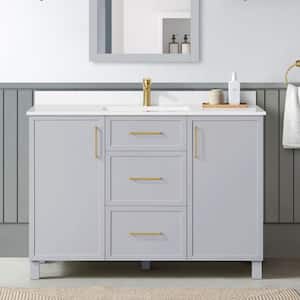 Home Decorators Collection Bilston 48 in. Single Sink Freestanding ...