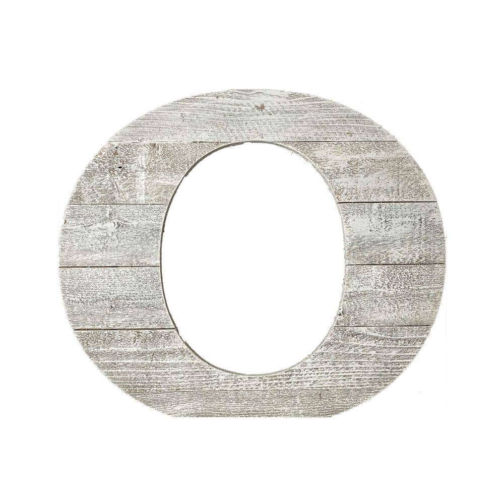 BarnwoodUSA Rustic Large 16 in. Tall White Wash Decorative Monogram ...