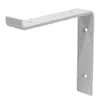 Crates & Pallet 8 in. White Steel Shelf Bracket 69114 - The Home Depot